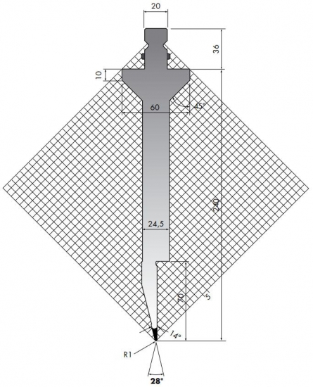 Precision Wila Style Press Brake Punch / Bending Tools Supplier,Factory ...