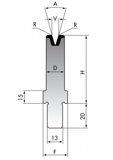 Precision Wila Style Press Brake Lower Dies / Bending Tools Supplier ...
