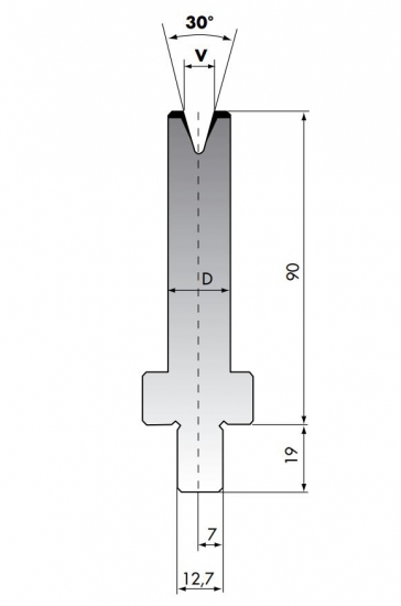 Precision LVD Style Press Brake Lower Dies / Bending Tools Supplier ...