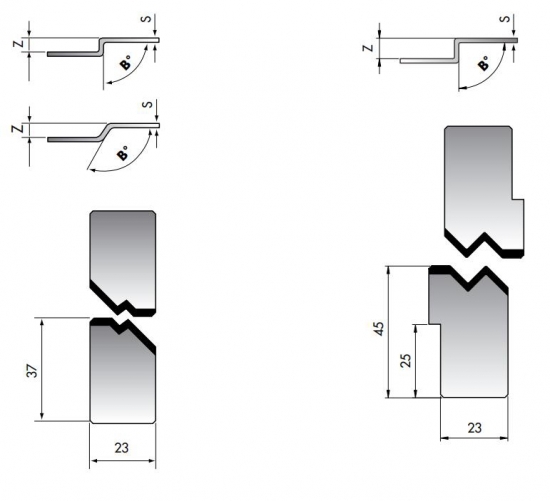 Precision Offset Punch And Die Set / Bending Tools Supplier,Factory ...