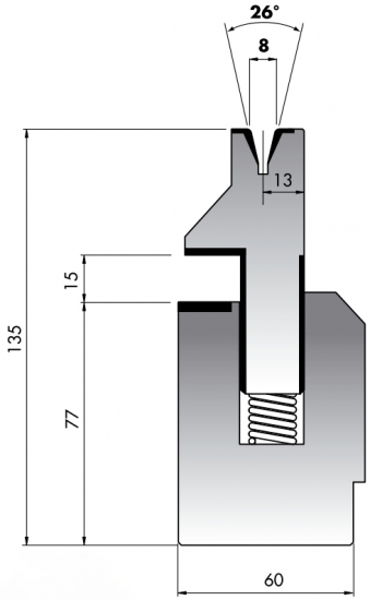 Precision Press Brake Hemming Dies With Spring For Flatten Supplier ...
